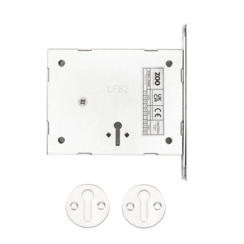 Zoo Hardware Satin Stainless Steel FB1 Deadlock | ITFITZ – itfitz