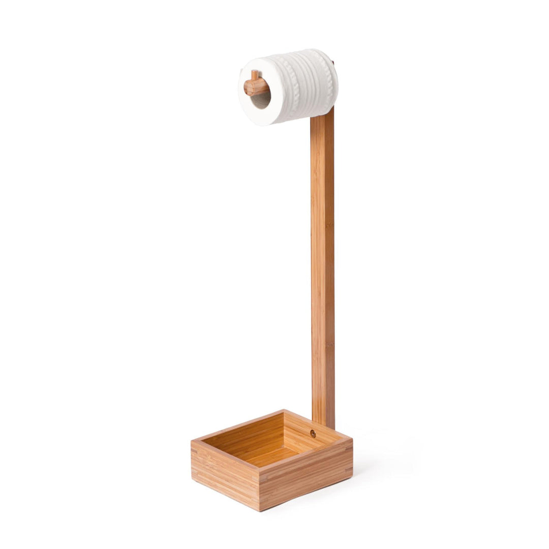 Wireworks 70016 Bamboo Free Standing Toilet Roll Holder | ITFITZ – itfitz